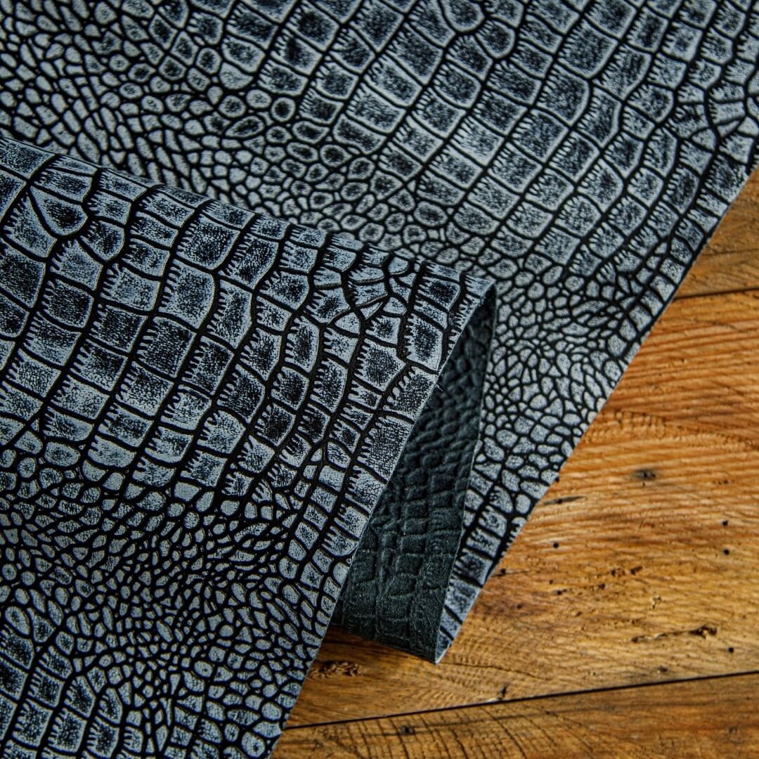 Crocodile Embossed Buffalo Hide,totes, Purses, Apparel,leather ...