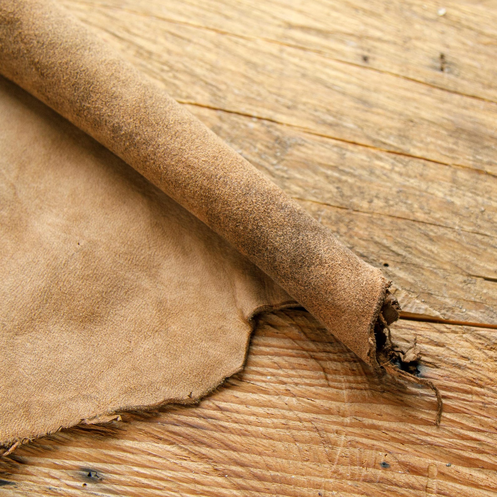 Light Brown Suede Leather - Goat Skin Hides for Apparel | LEATHER HUB ...
