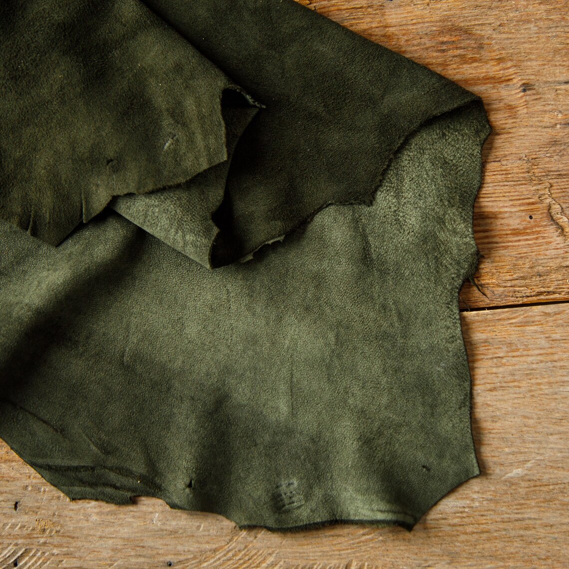 Olive Green Goat Suede Leather – Soft Goat Skin for Suede Leather ...