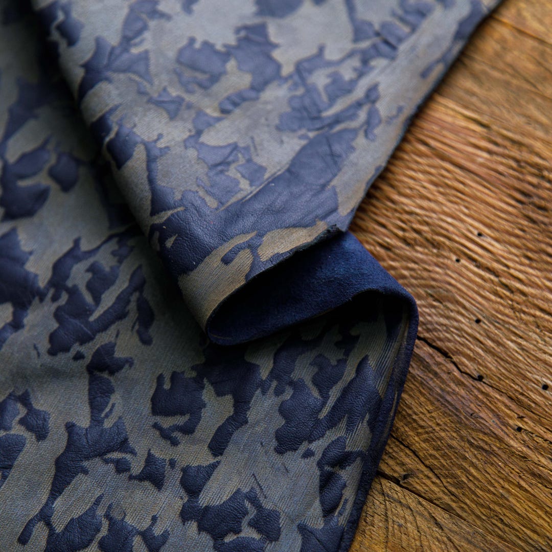 Laser-cut Camouflage Cowhide Leather | Perfect for Columbus Day ...