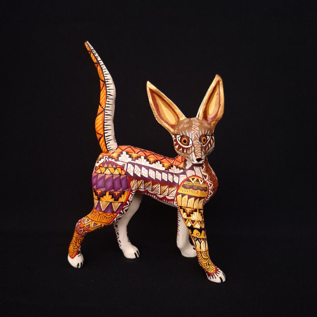 Oaxacan Wood Carving Xoloitzcuintle xolo Alebrije. Mexican Folk Art - Etsy