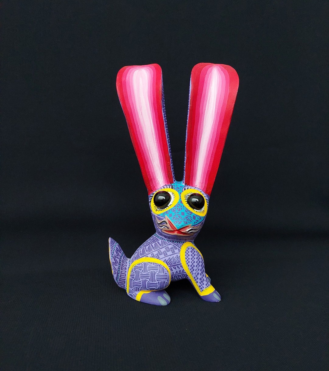 Beautiful Oaxacan Wood Carving Rabbit Alebrije. Mexican Folk Art - Etsy