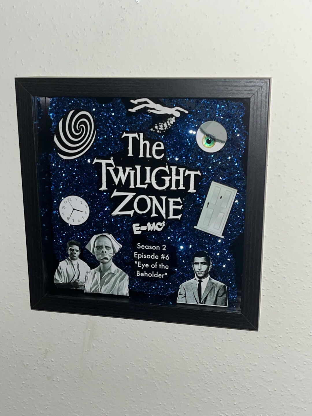 The Twilight Zone eye of the Beholder 3D 9x9 Shadowbox Art - Etsy