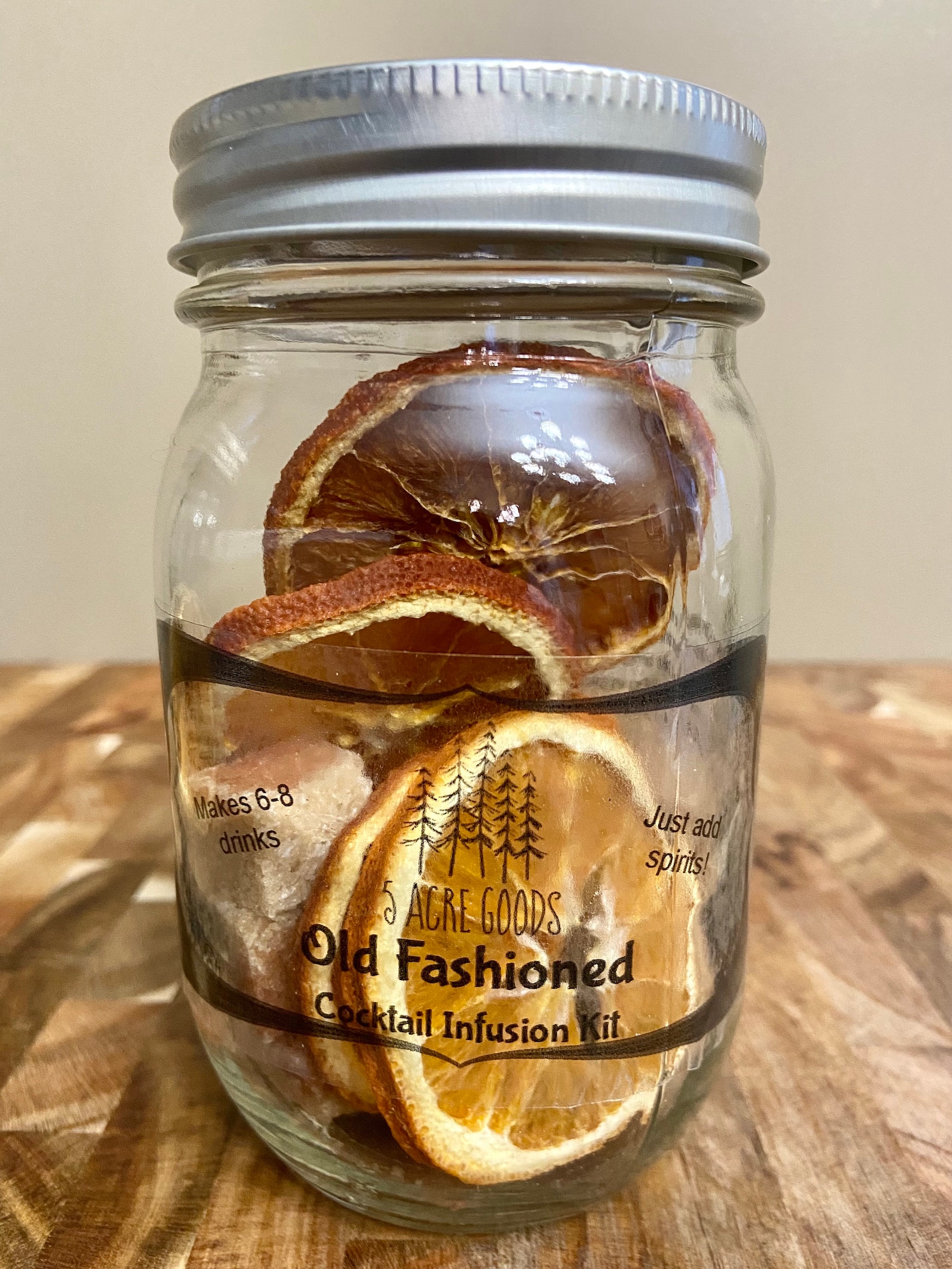 Cocktail Infusion Kit - Cocktail Jar Bar - Old Fashioned - Alcohol ...