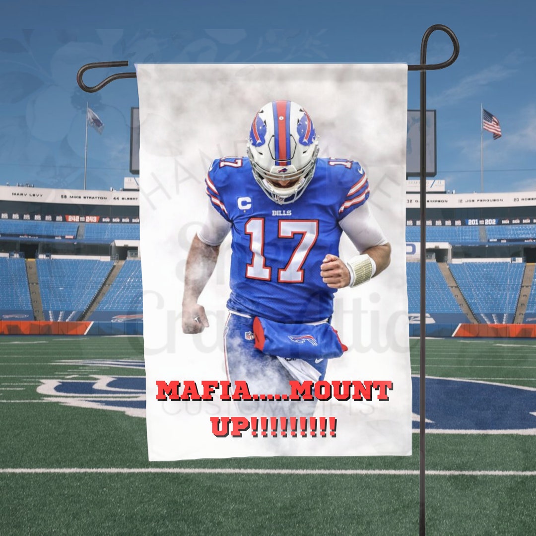 Fierce & Flawless Josh Allen Flag for the Bills Believer (12x18) Single ...