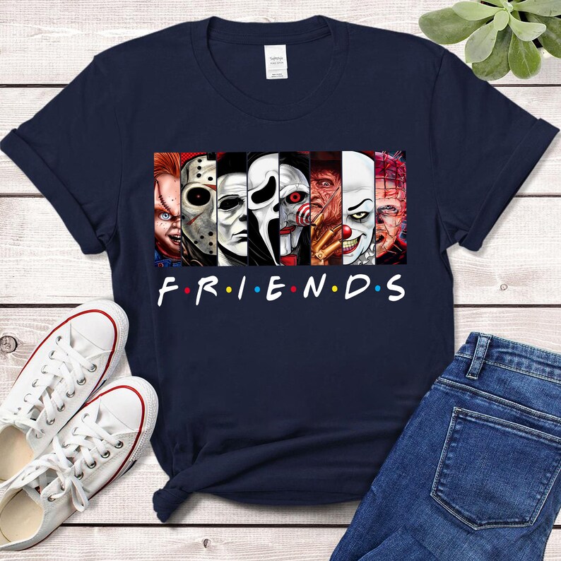Halloween Movie Killers T Shirt Horror Friends Shirt Horror Etsy