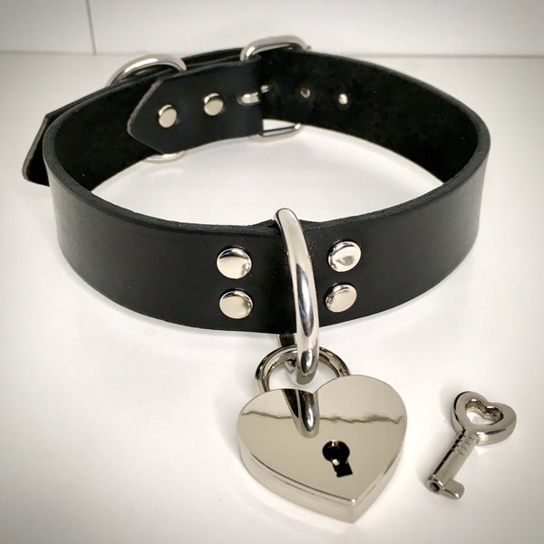 Locking Submissive Collar Etsy