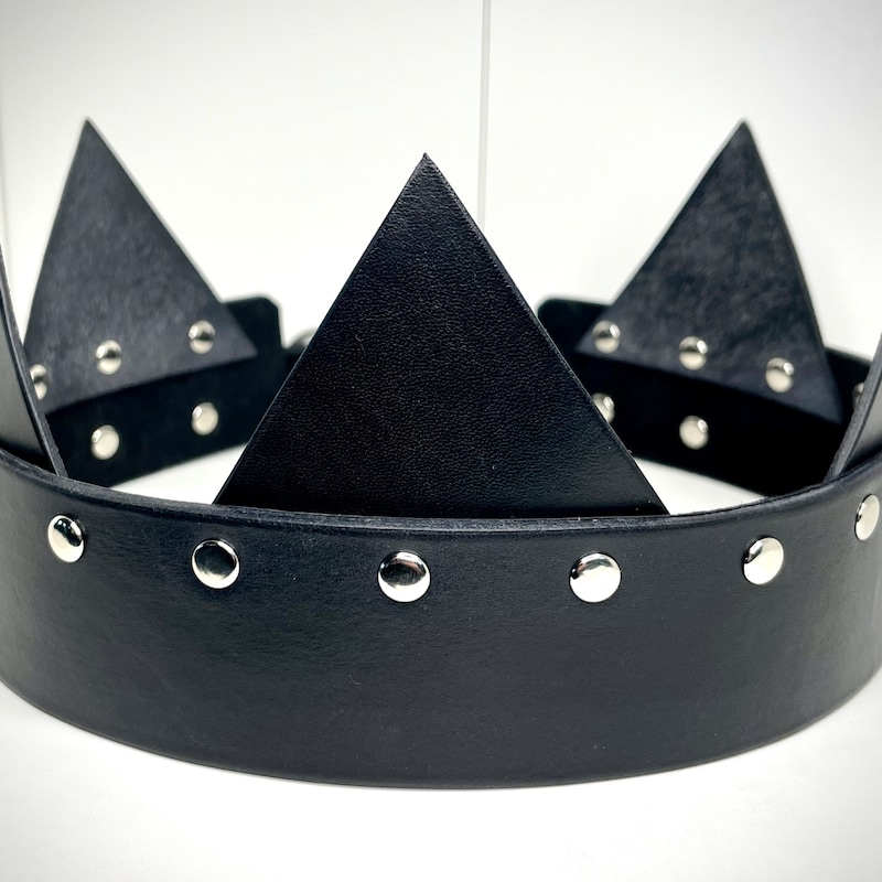 Leather Crown - Etsy