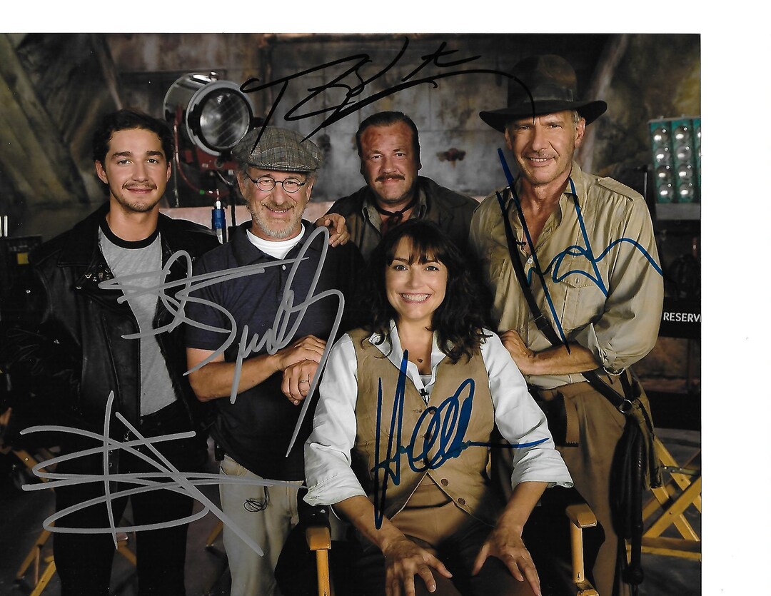 High Powered Star Cast "indiana Jones" Main Cast Signed 8x10 Photograph ...