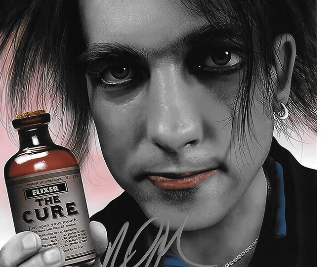 ROBERT SMITH the Cure Frontman Authentic Autographed Photo - Etsy