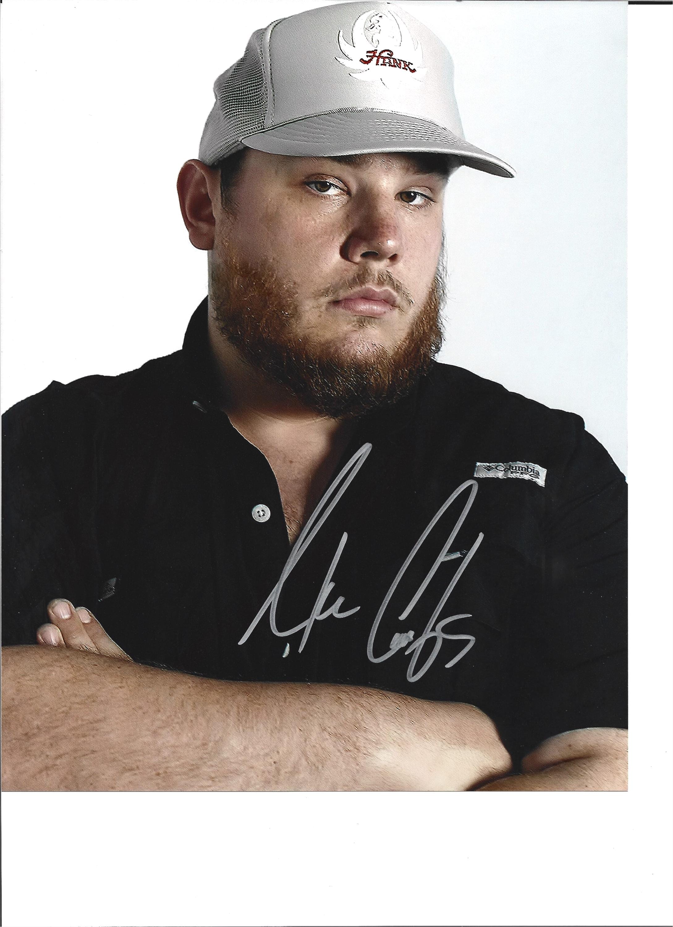 Multi Cma Awards Winner LUKE COMBS Nice Autographed 8x10 Photograph - Etsy