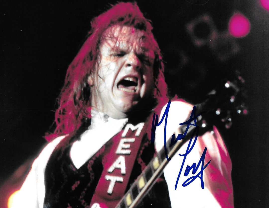 Rocker Singer Songwriter and Entertainer MEATLOAF Signed Photograph ...