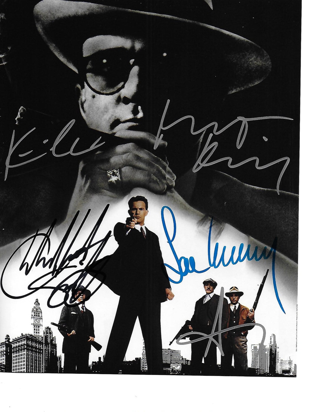 Star Studded Movie "the Untouchables" Cast Autographed 8x10 Promo Pic ...
