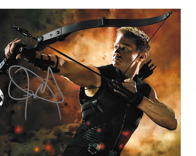 Actor JEREMY RENNER Super Posed Movie Autographed 8x10 Photograph - Etsy