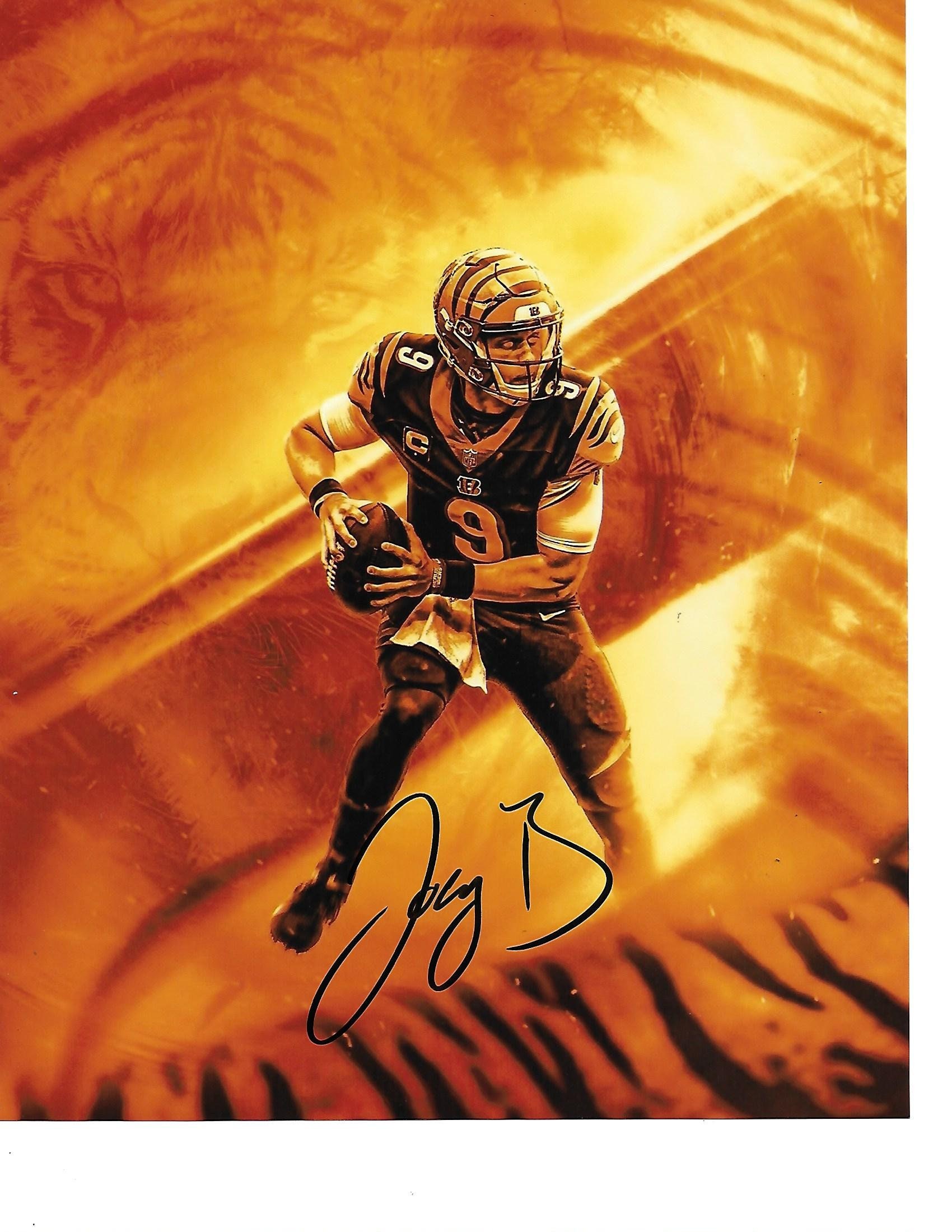 Superstar Quarterback JOE BURROW Great Looking Signed 8x10 - Etsy