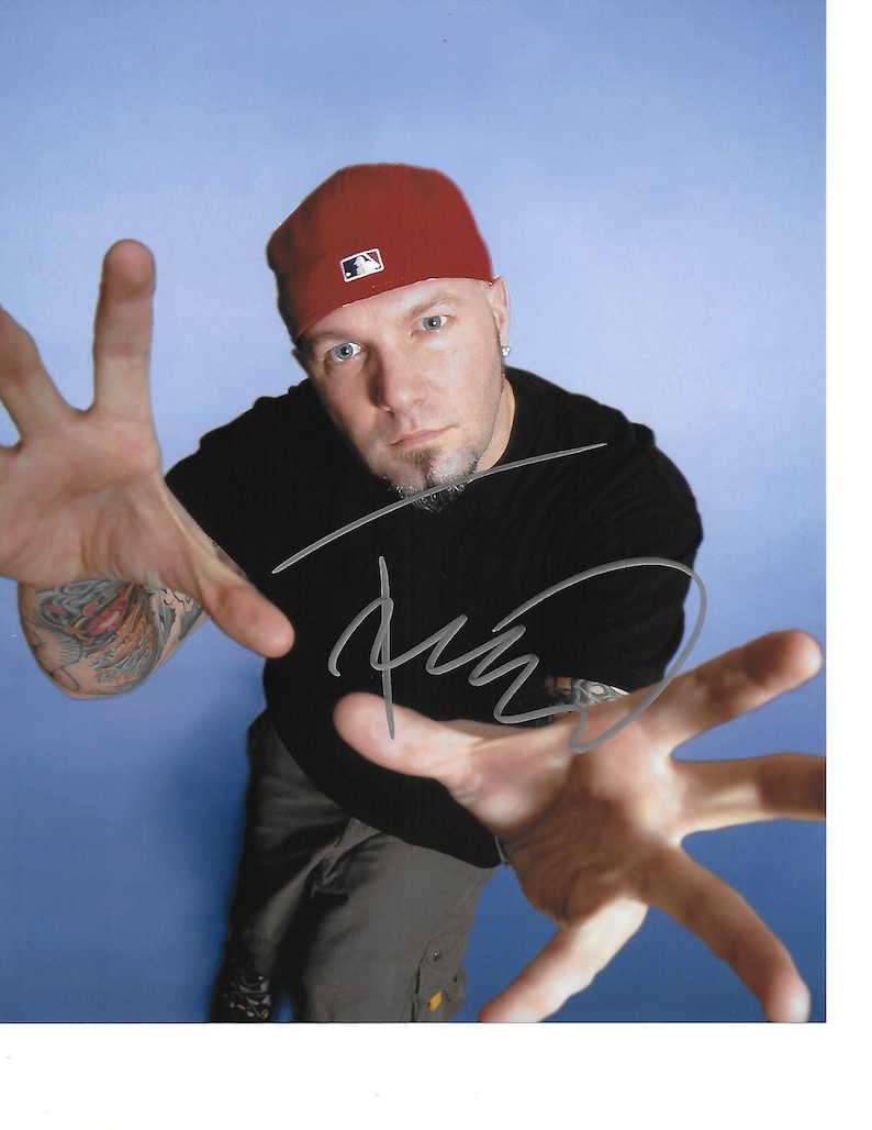 Lead Singer and Frontman FRED DURST Autographed 8x10 Photograph - Etsy