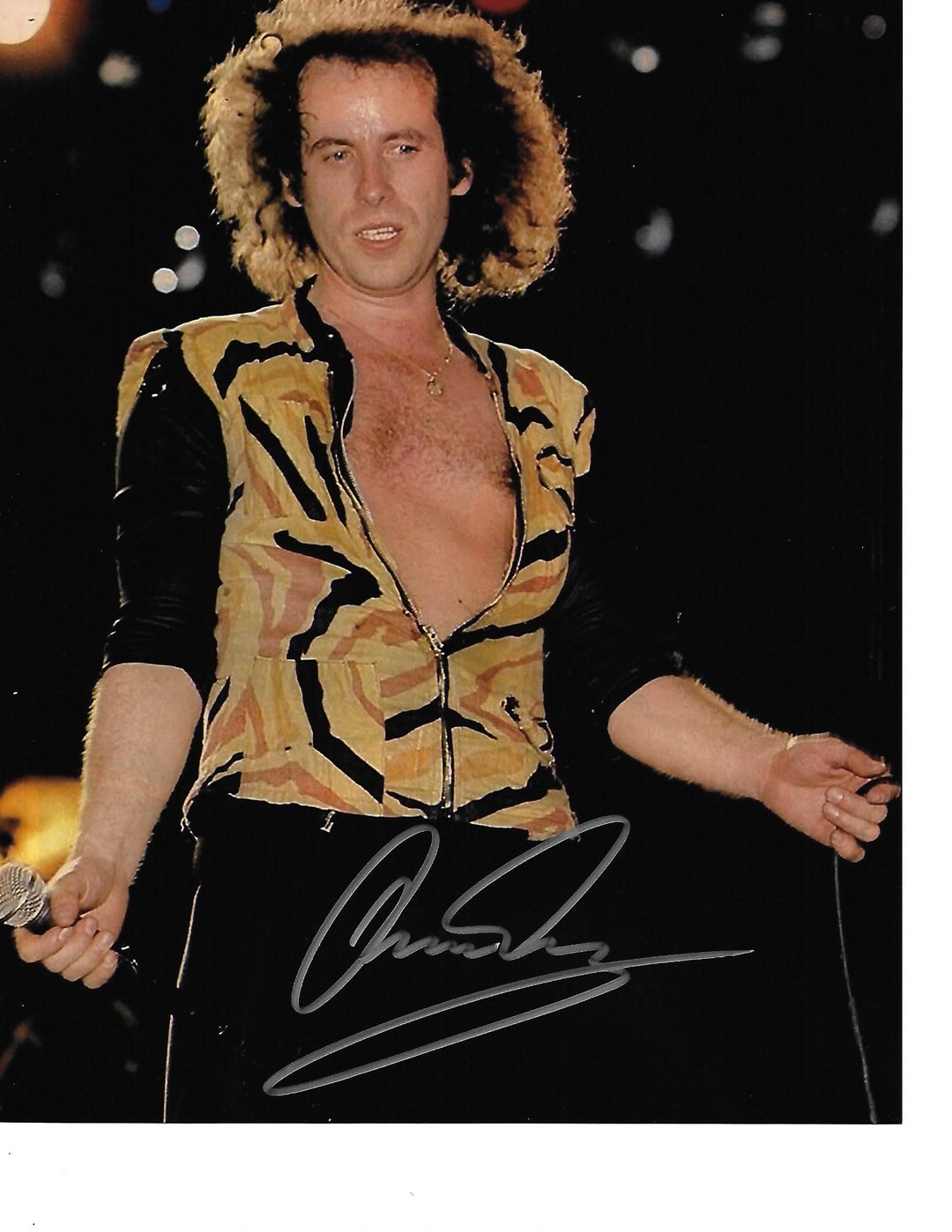 Singer Songwriter and Band Frontman KLAUS MEINE Autographed 8x10 ...