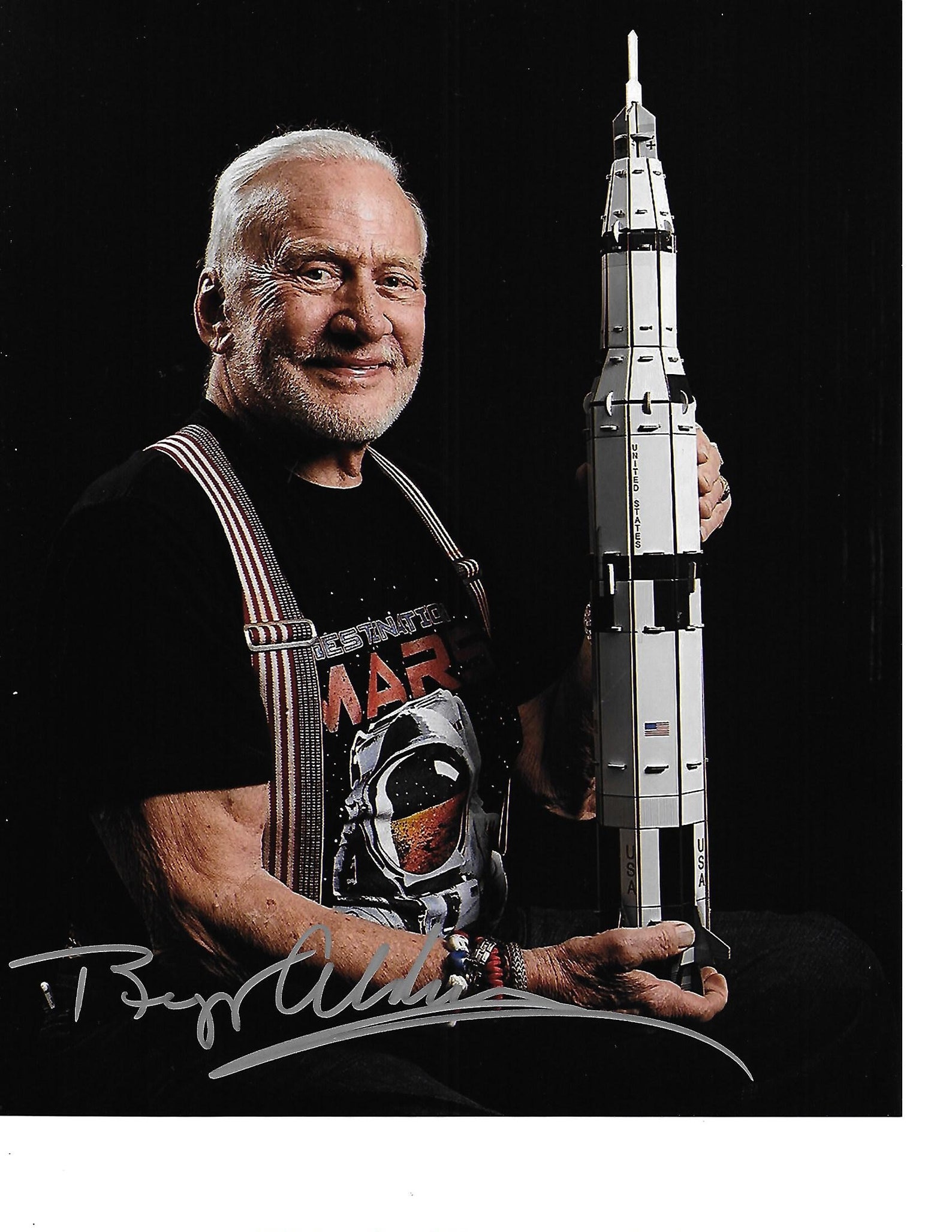 Pilot Engineer and Astronaut Buzz Aldrin Very Cool Signed 8x10 - Etsy