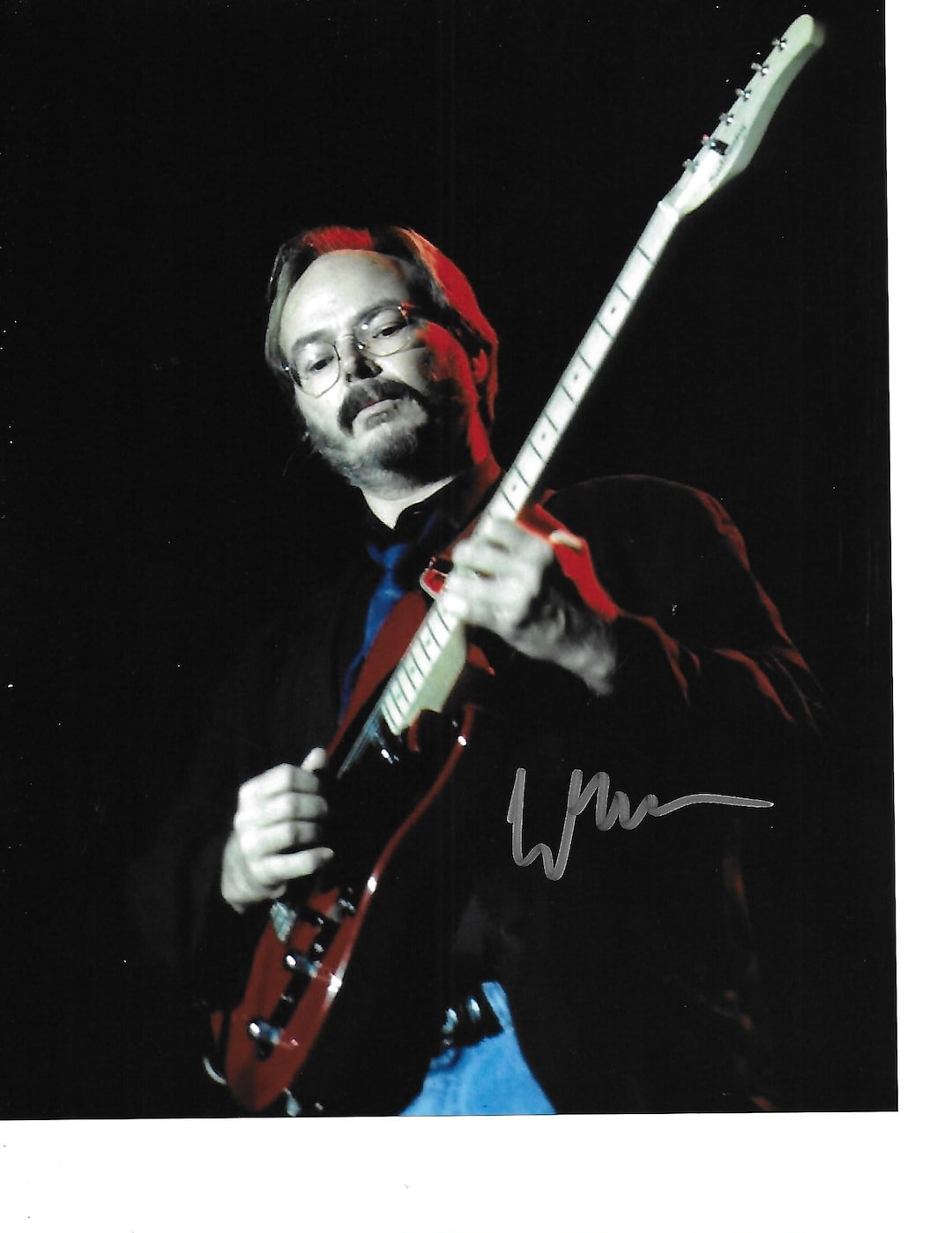 Awesome Singer Songer Producer and Musician WALTER BECKER Nice Signed ...