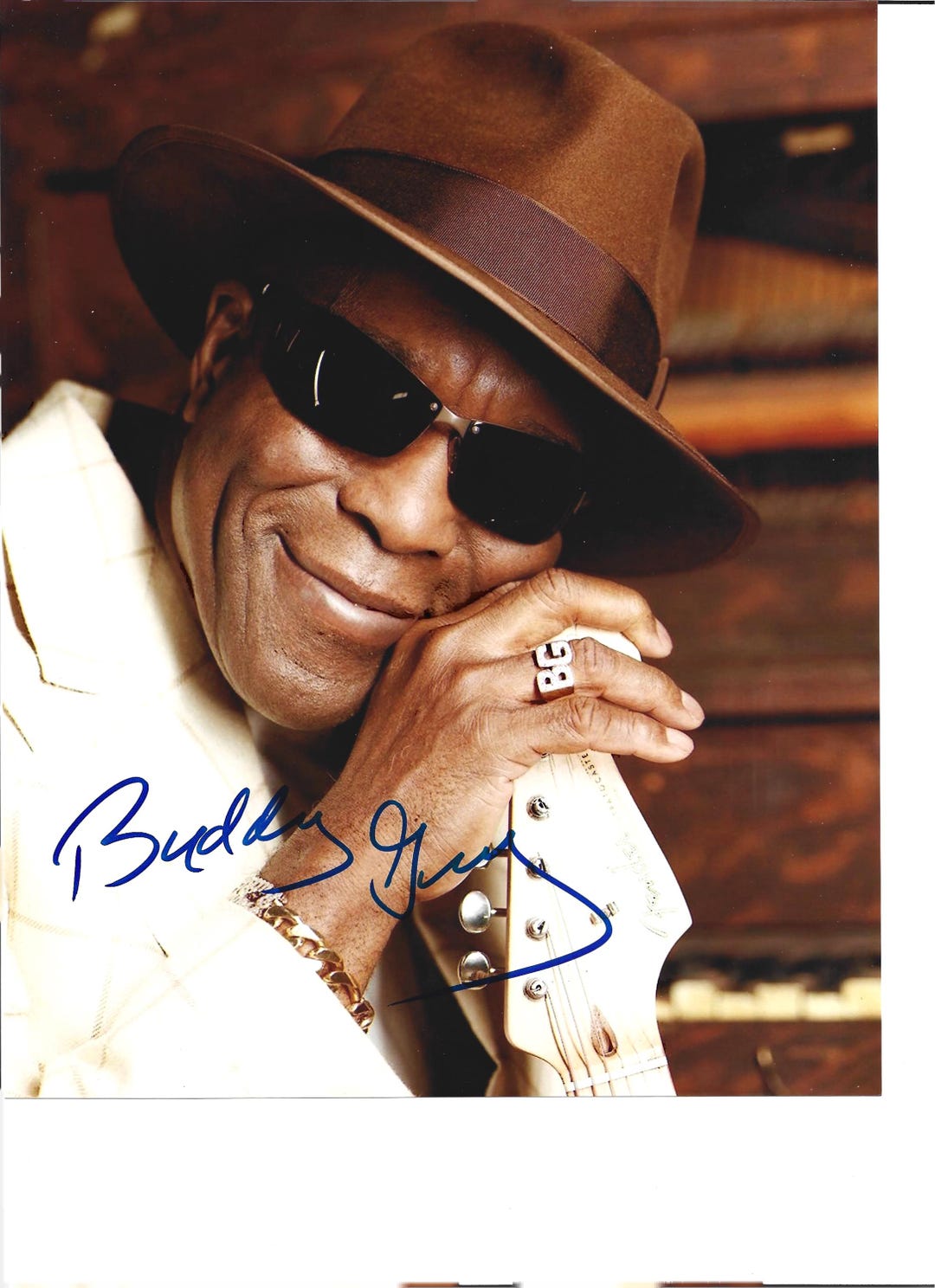 All Time Great Musician BUDDY GUY Super Nice Autographed 8x10 Picture ...
