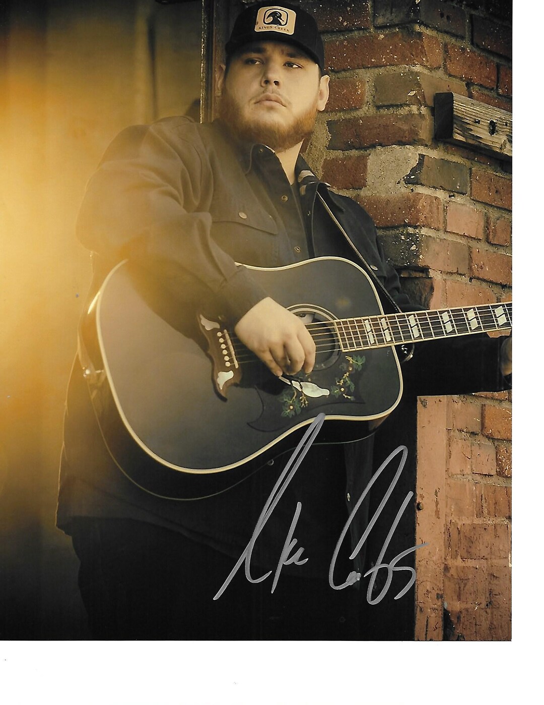 Multi Cma Awards Winner LUKE COMBS Nice Autographed 8x10 Photograph - Etsy