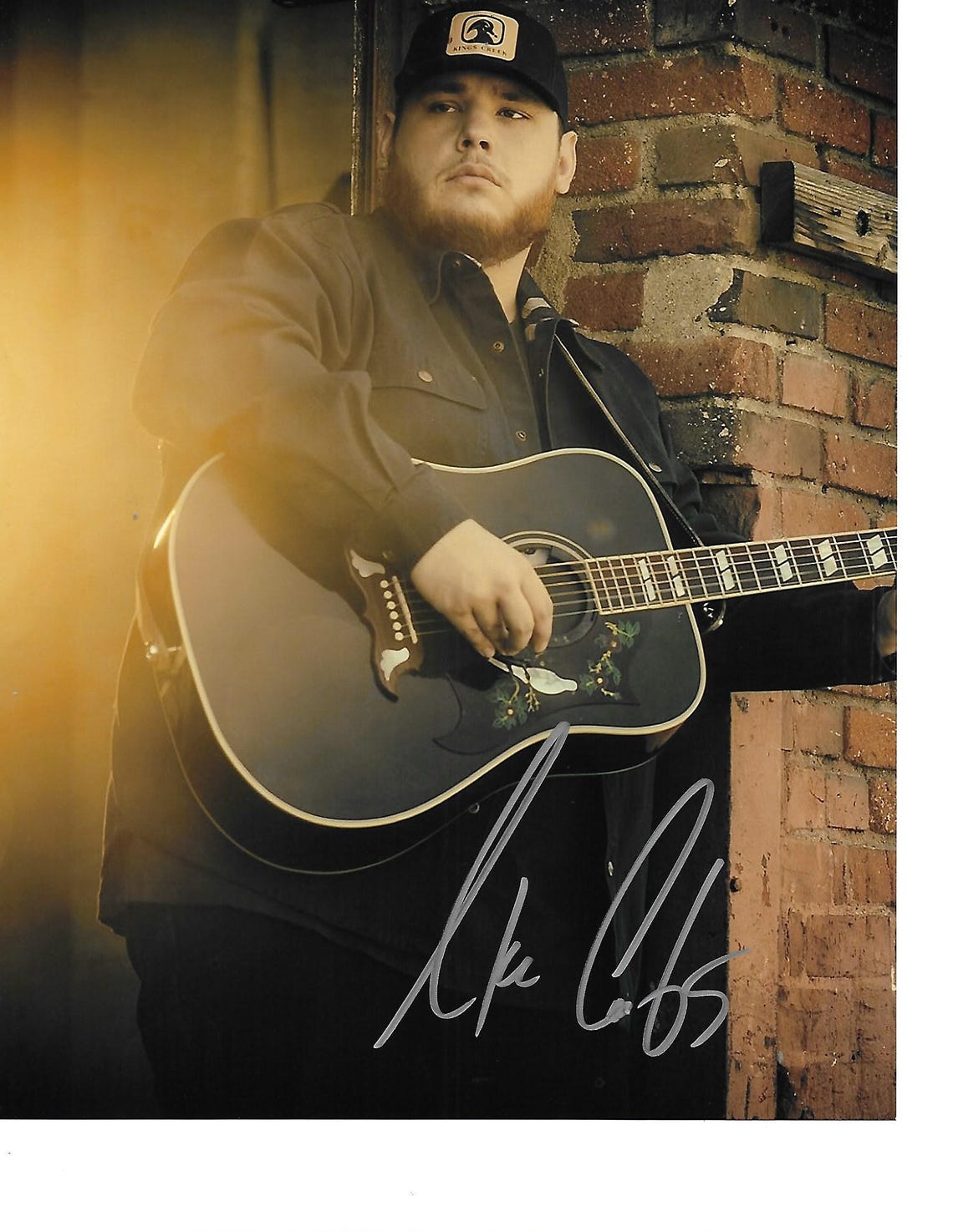 Multi Cma Awards Winner LUKE COMBS Nice Autographed 8x10 Photograph - Etsy