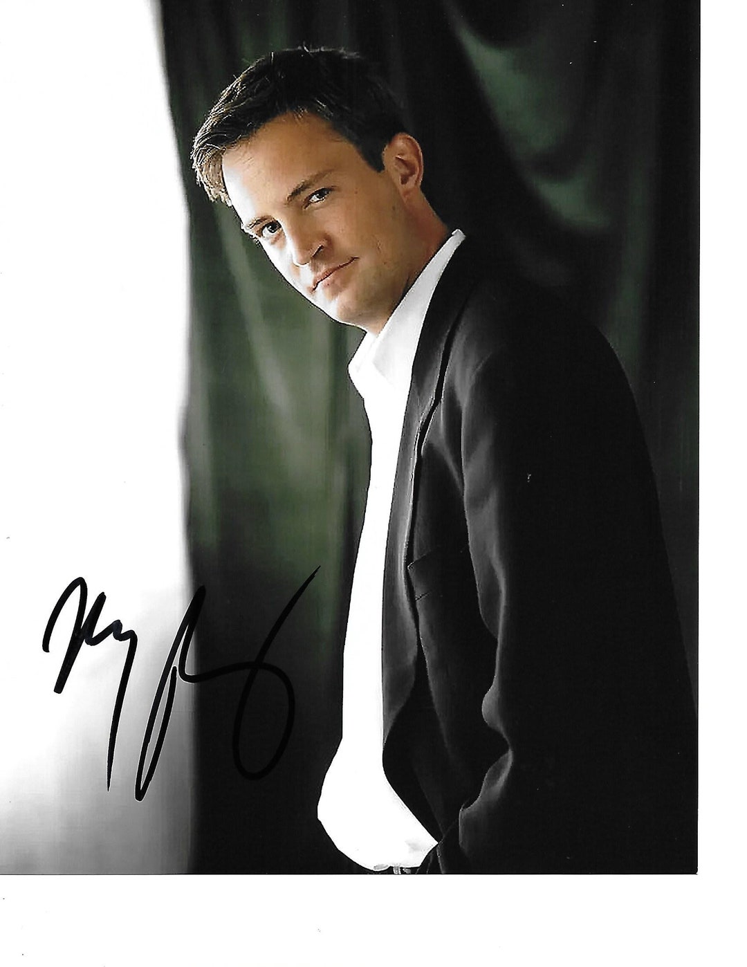 Tv Sitcom Star Actor MATTHEW PERRY Autographed 8x10 Photograph - Etsy