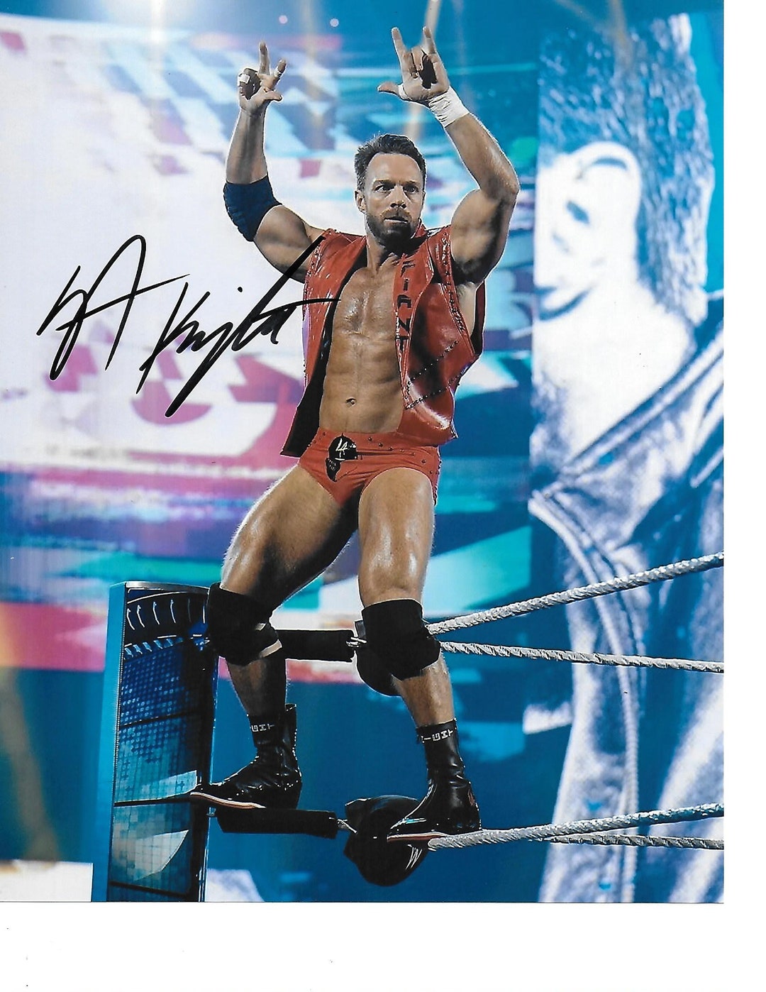 Superstar Wrestler AJ KNIGHT Autographed 8x10 in the Ring Photograph - Etsy