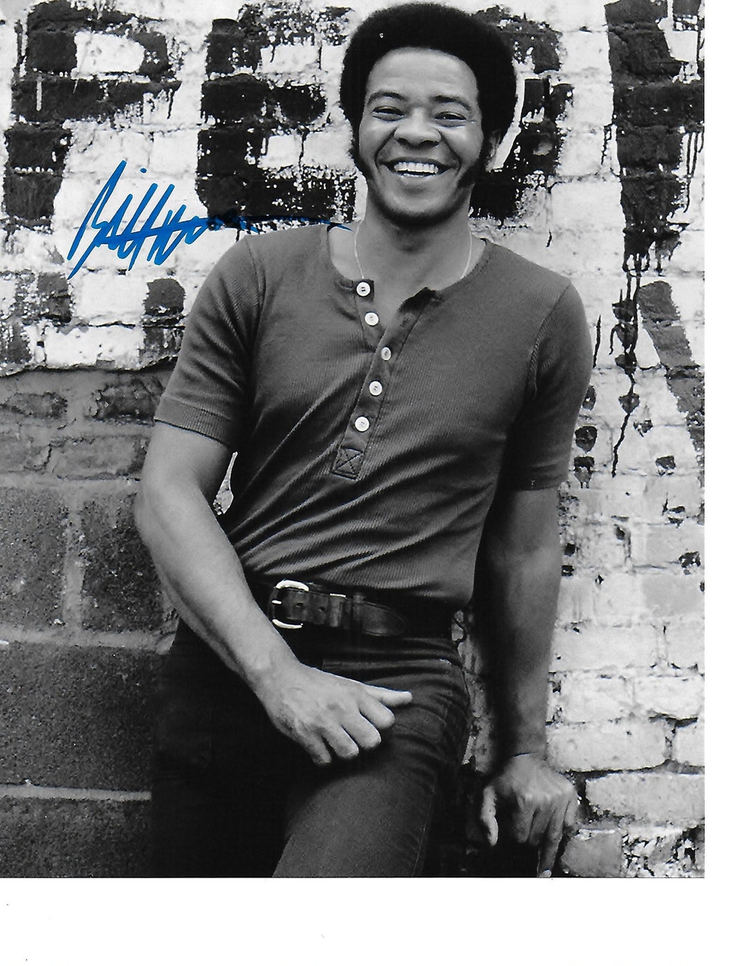Talented All Time Great Singer BILL WITHERS Nicely Signed 8x10 ...