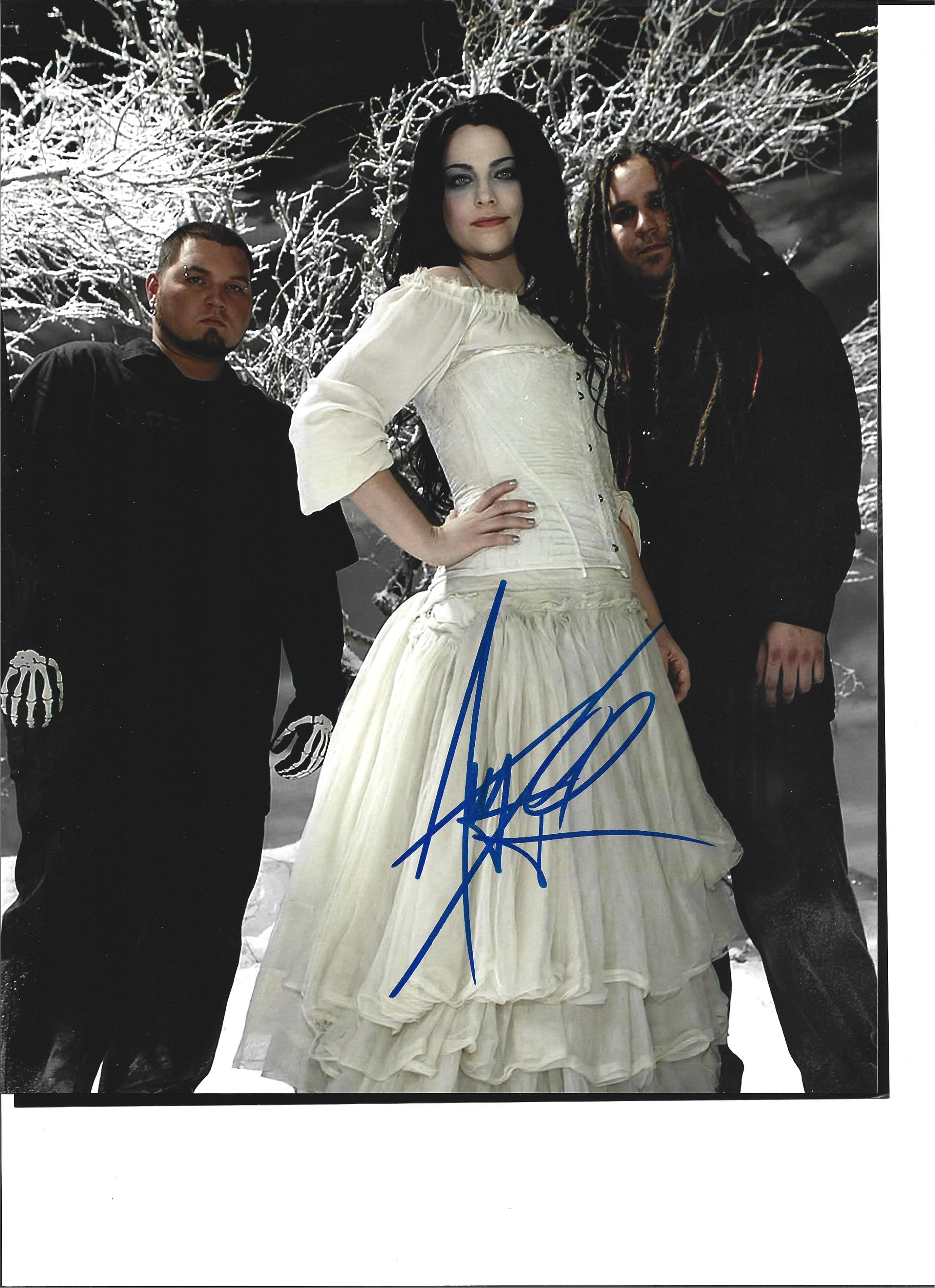 Lead Vocalist and Songwriter AMY LEE Really Great Looking Autographed ...