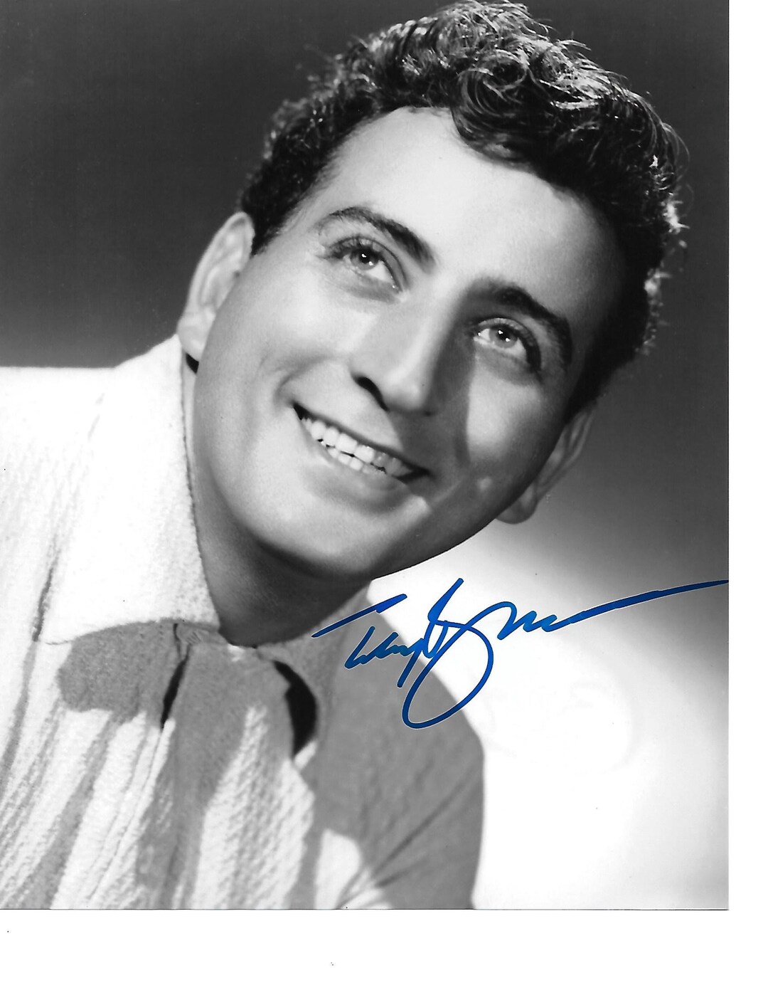 Talented Singer Showman TONY BENNETT Authentic Signed 8x10 Photograph ...