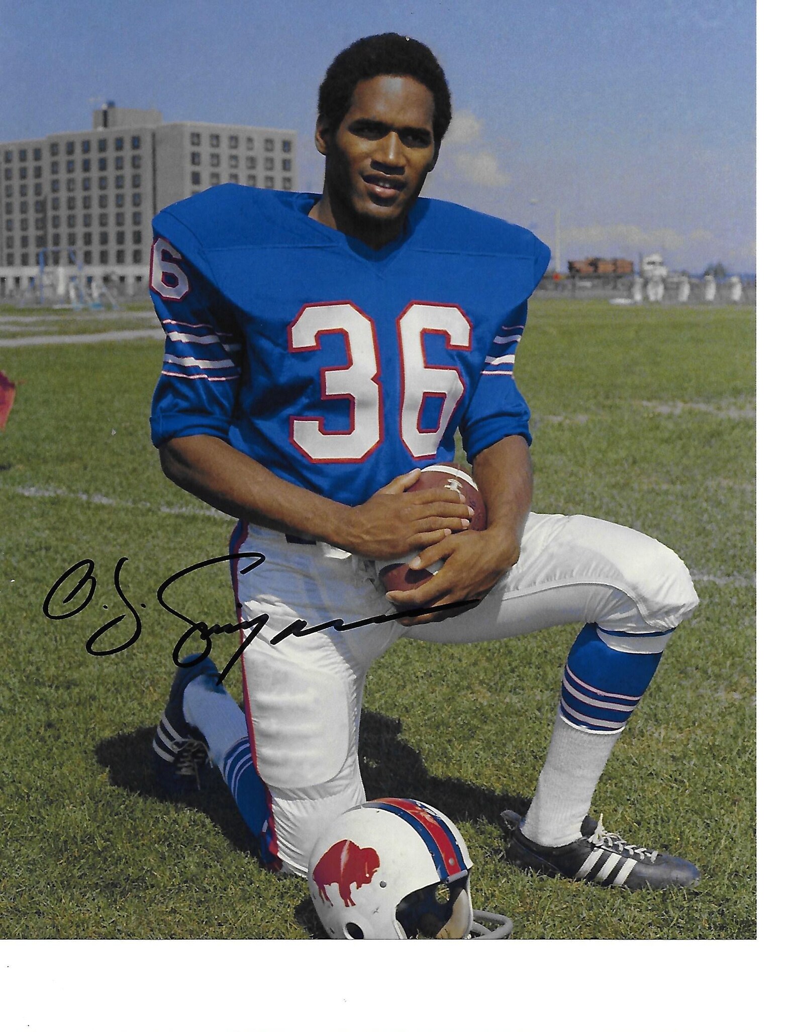 Hall of Fame Running Back Great "o. J." Nicely Signed 8x10 Photograph ...