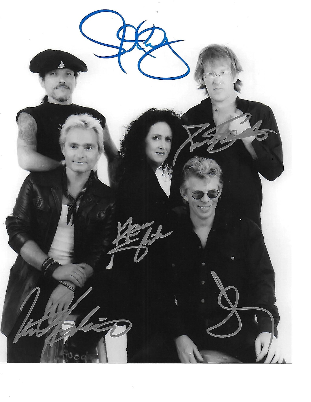 Iconic Rock Band "jefferson Starship" Band Signed 8x10 Promo Pic - Etsy