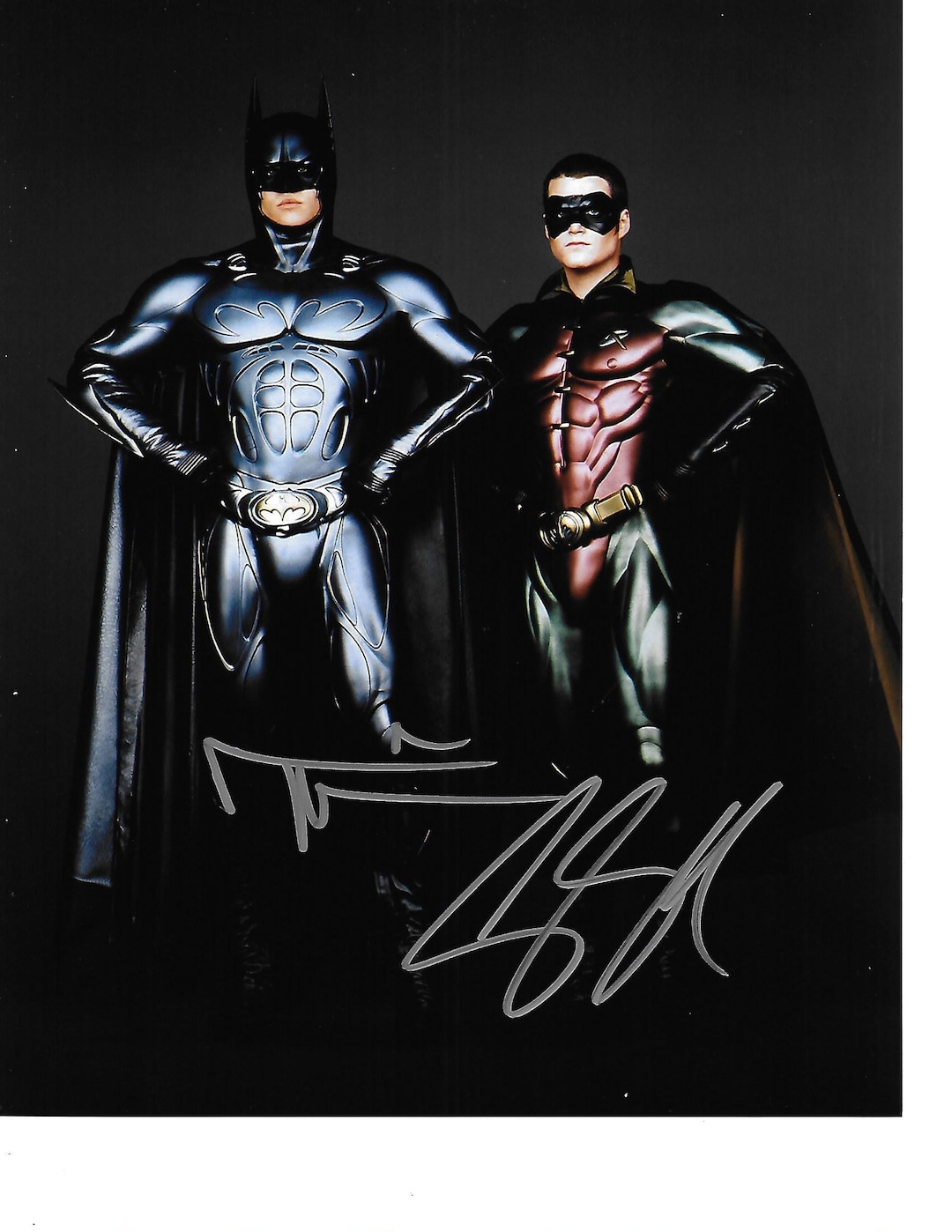Movie batman and Robin Dual Cast Autographed Movie Promo Photograph - Etsy