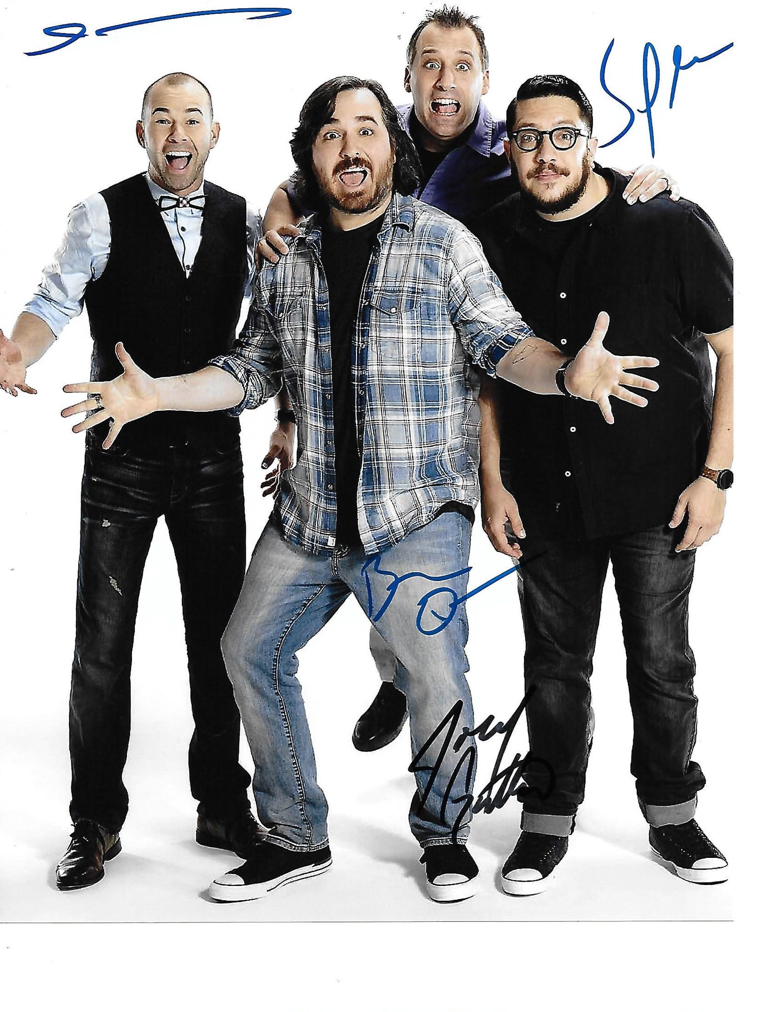 Super Funny Cast of "impractical Jokers" Signed 8x10 Photograph - Etsy