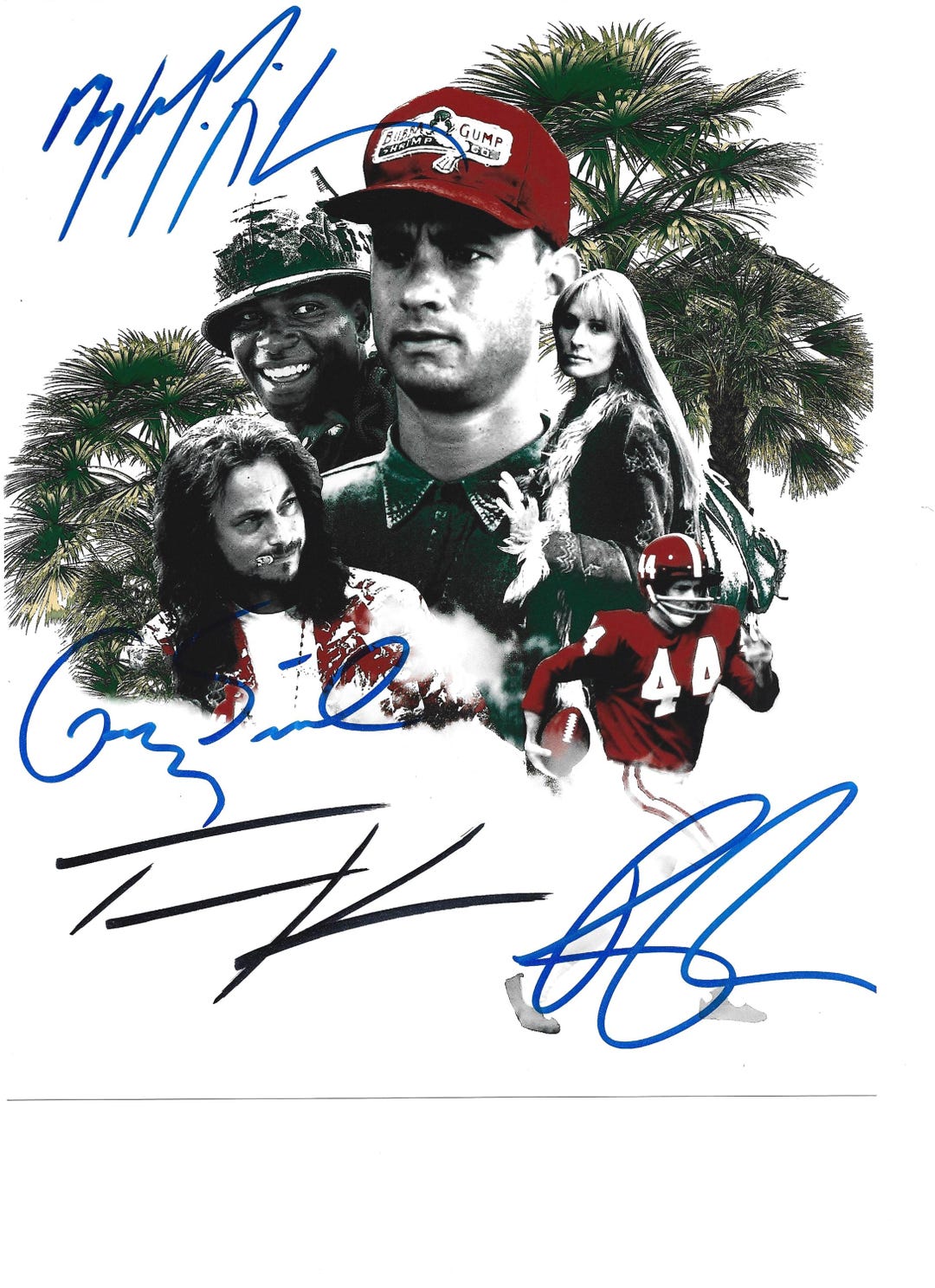 One of the Great Movies "forrest Gump" Cast Signed 8x10 Great Looking ...