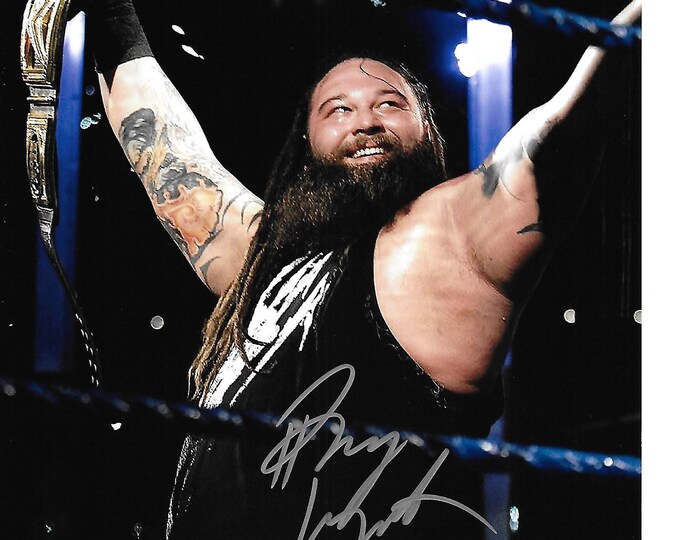 Professional Wrestler BRAY WYATT Great Looking Signed 8x10 Event ...