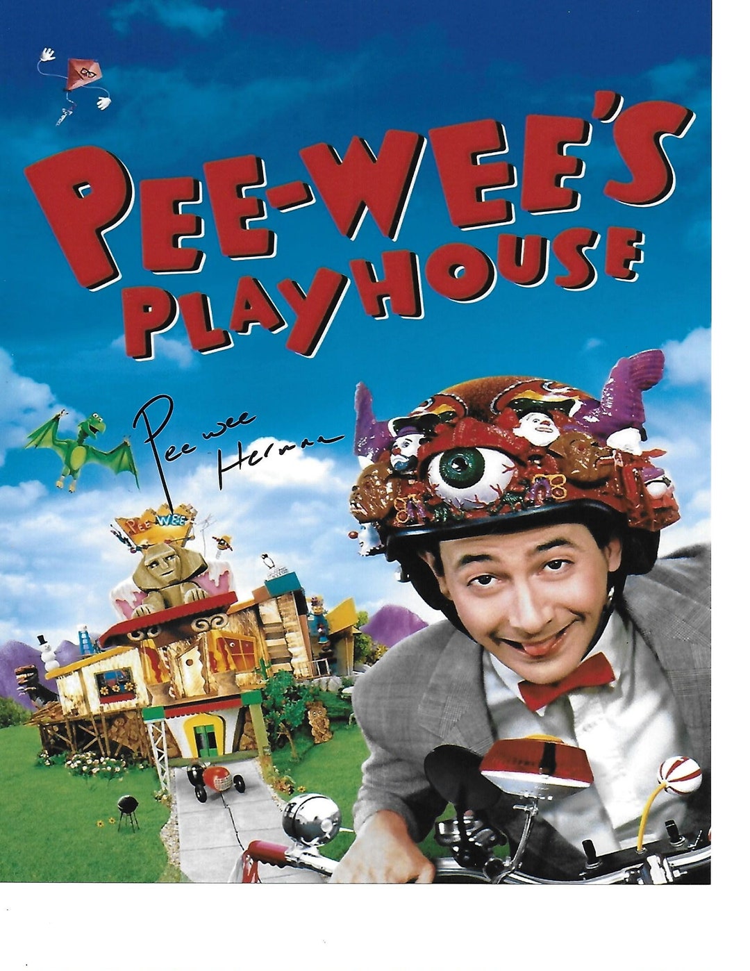 Super Funny Man Actor PEE WEE HERMAN Nicely Signed 8x10 Photograph - Etsy