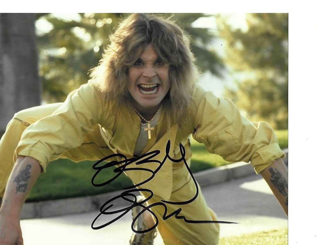 Rock N Roll Legendary Entertainer OZZY OSBOURNE Awesome - Etsy