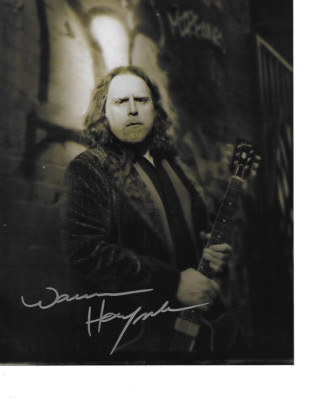 Singer Songwriter and Musician WARREN HAYNES Very Nice Looking Signed ...