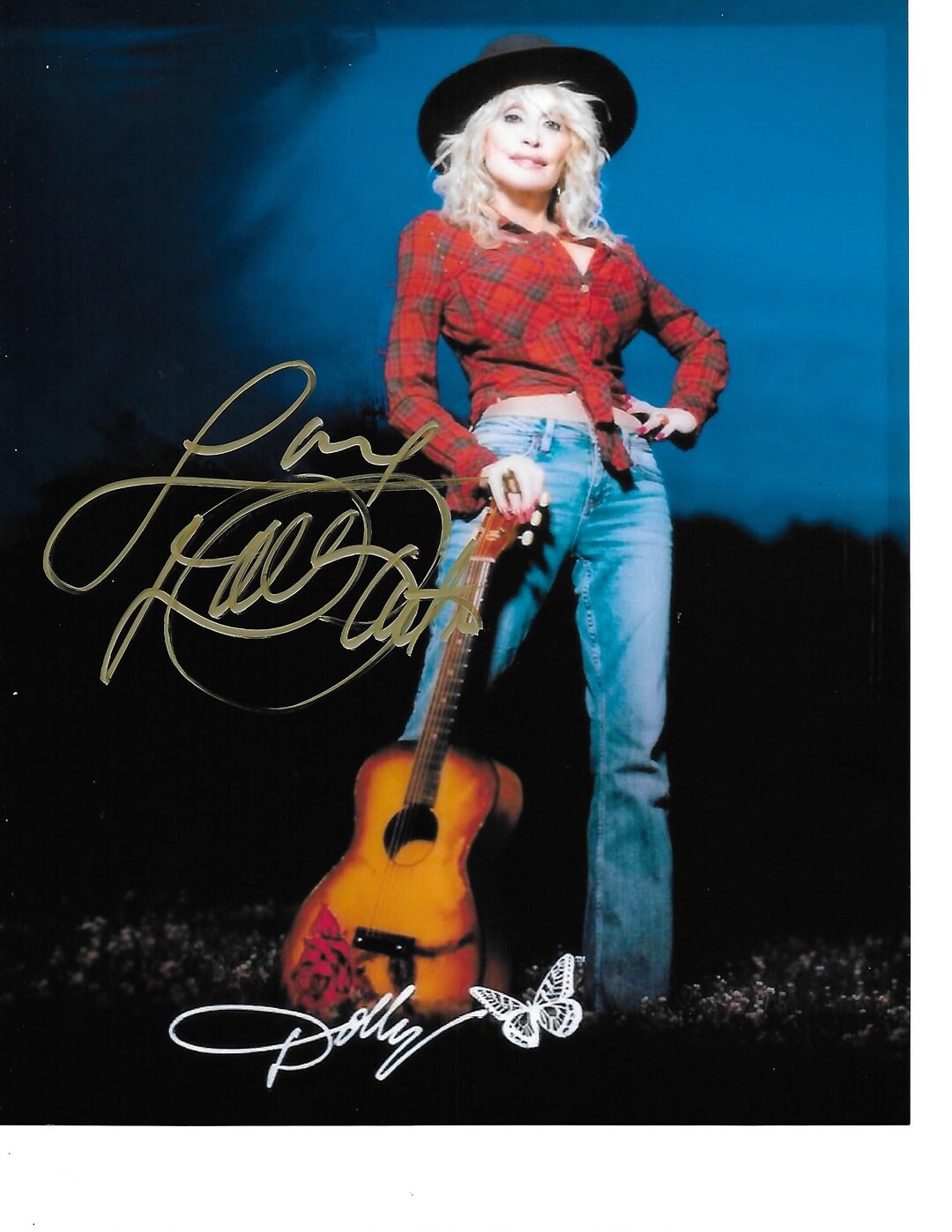 All Time Country Music Legend DOLLY PARTON Signed 8x10 - Etsy