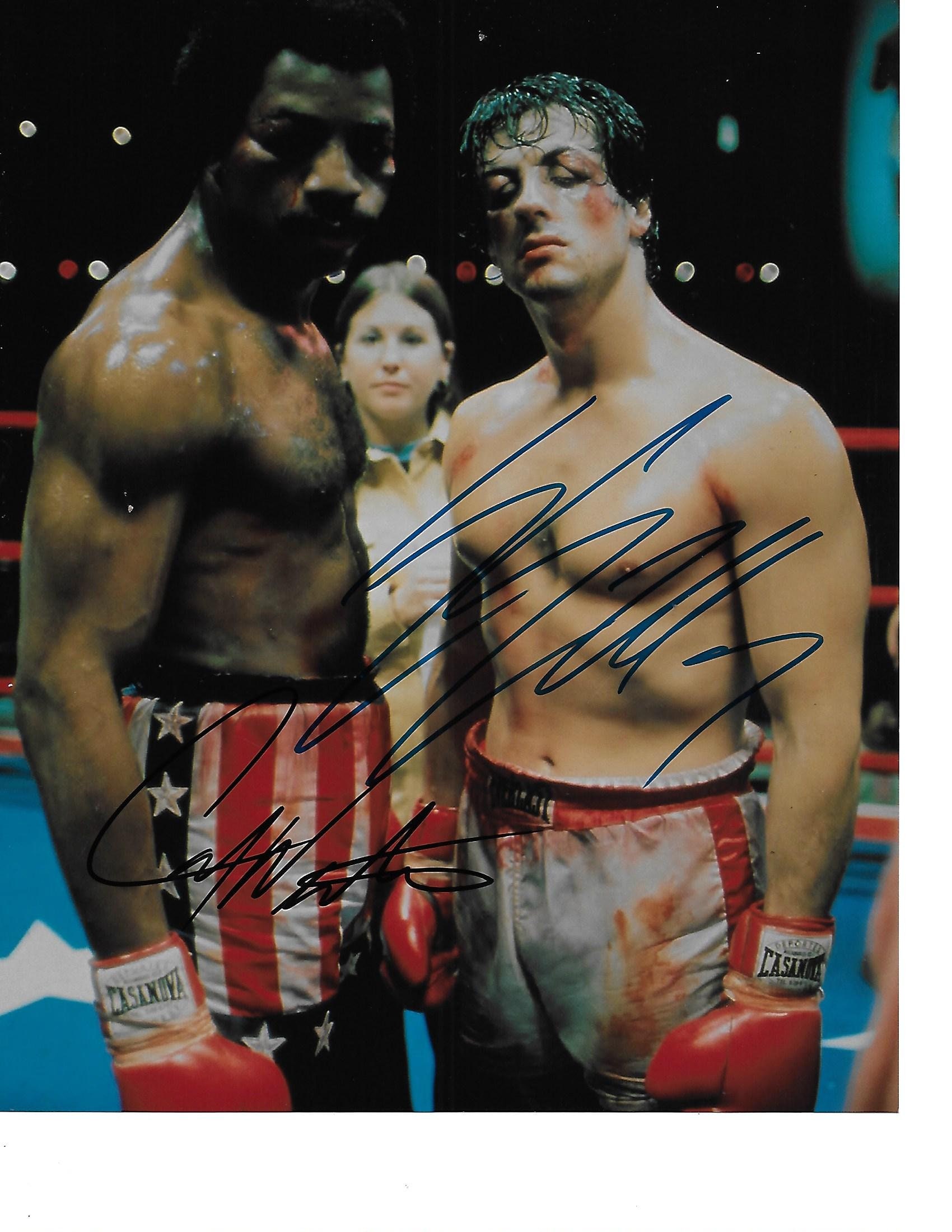 Super Great Iconic "rocky" Cast Autographed 8x10 Movie Photograph - Etsy