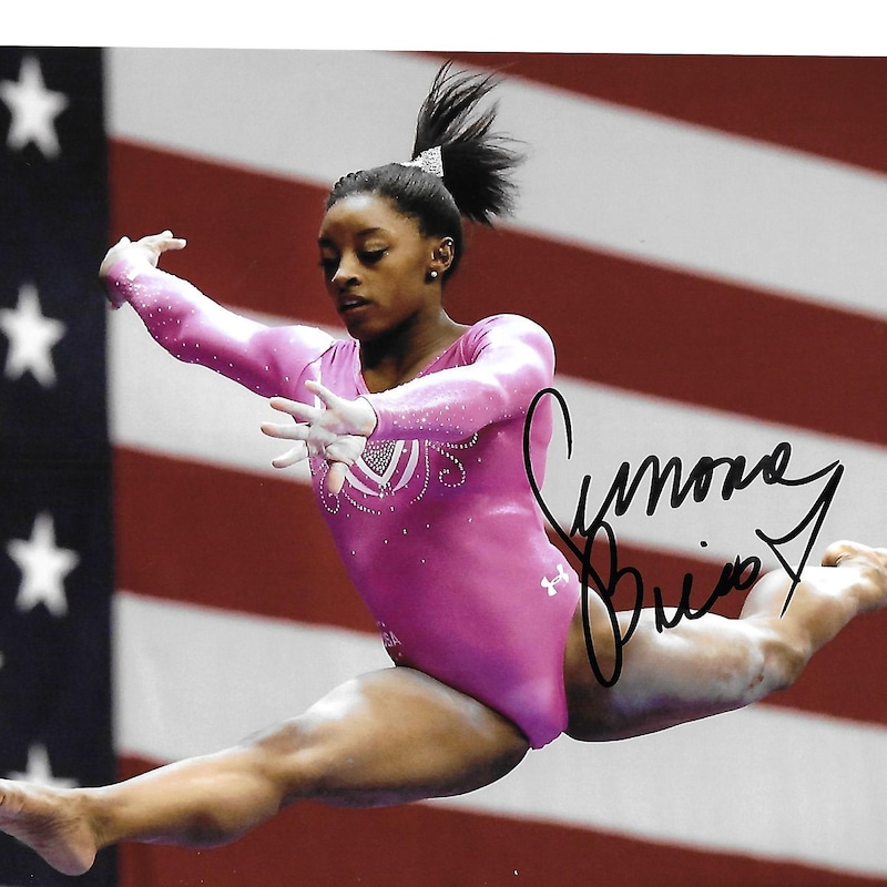 Simone Biles Signed - Etsy