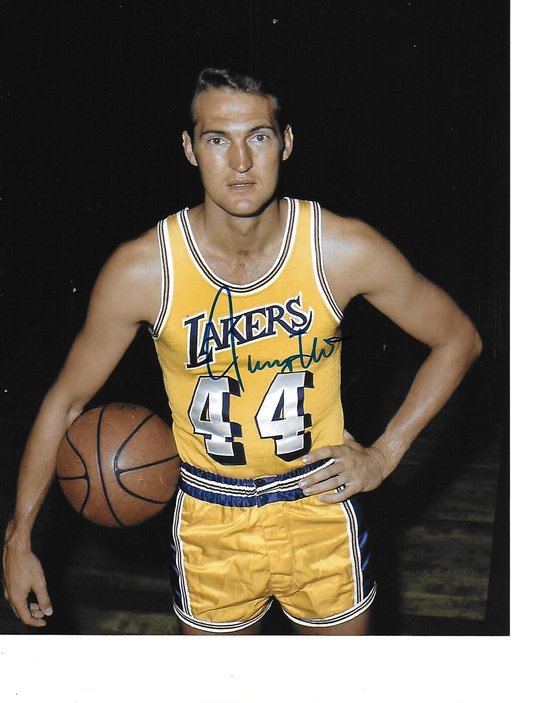 Superstar Basketball Player JERRY WEST Very Nicely Signed 8x10 ...