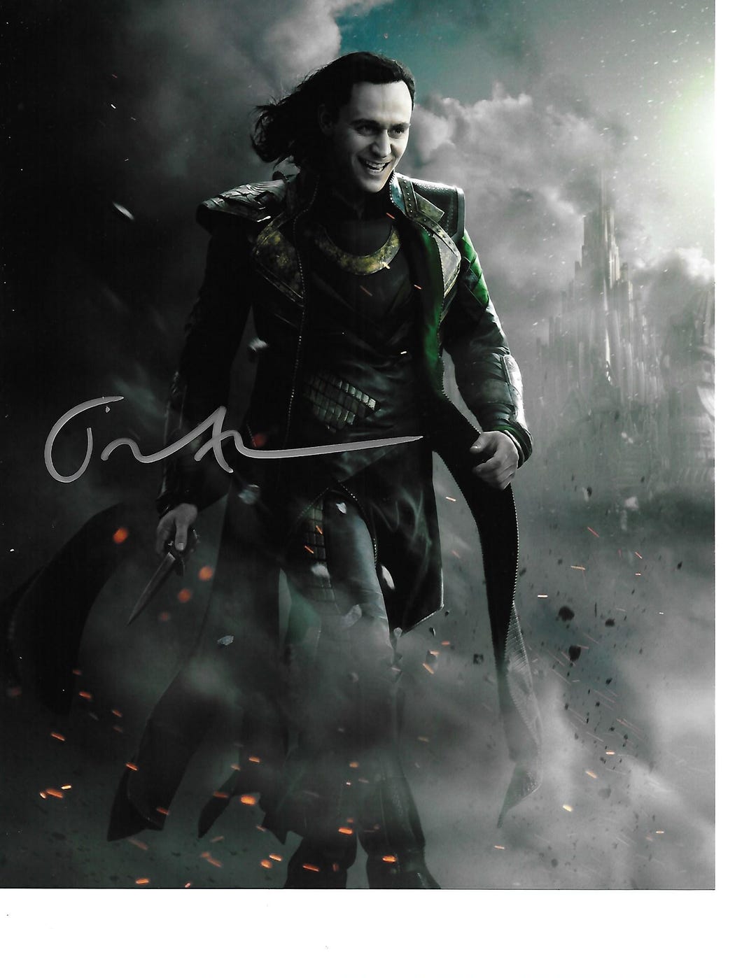Talented Actor TOM HIDDLESTON loki Very Nice Signed 8x10 Movie ...