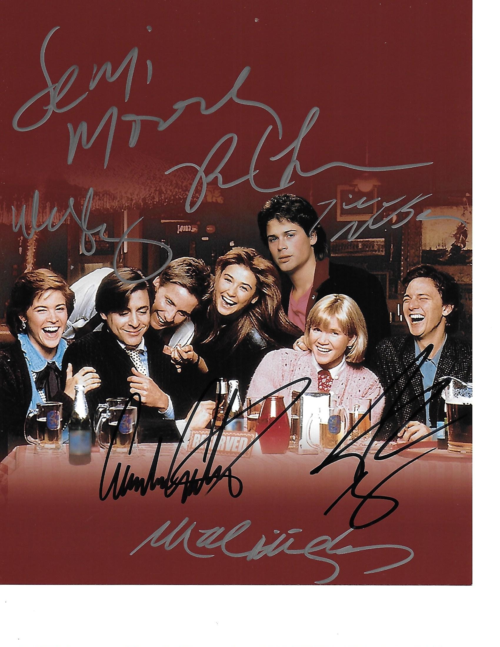 Super Brat Pack Movie st. Elmo's Fire Entire Cast Autographed 8x10 ...