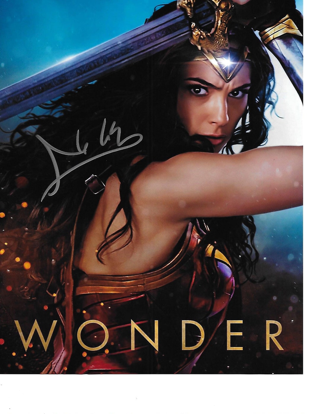 Amazing Superhero Actress GAL GADOT Authentic Autographed 8x10 ...