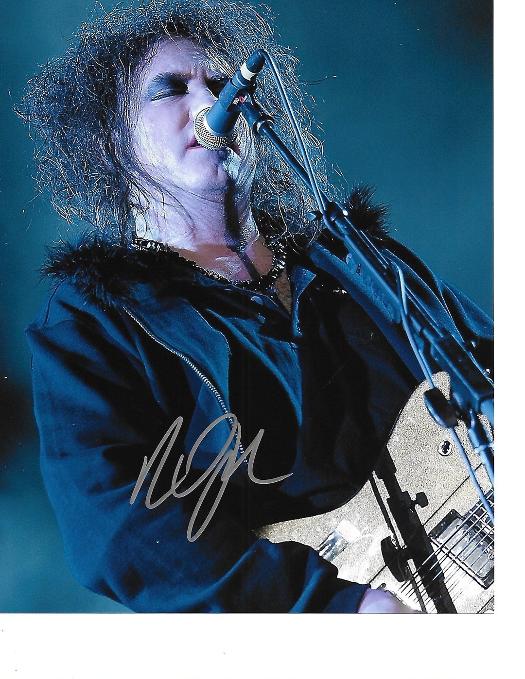 ROBERT SMITH the Cure Frontman Authentic Autographed Photo 8x10 - Etsy
