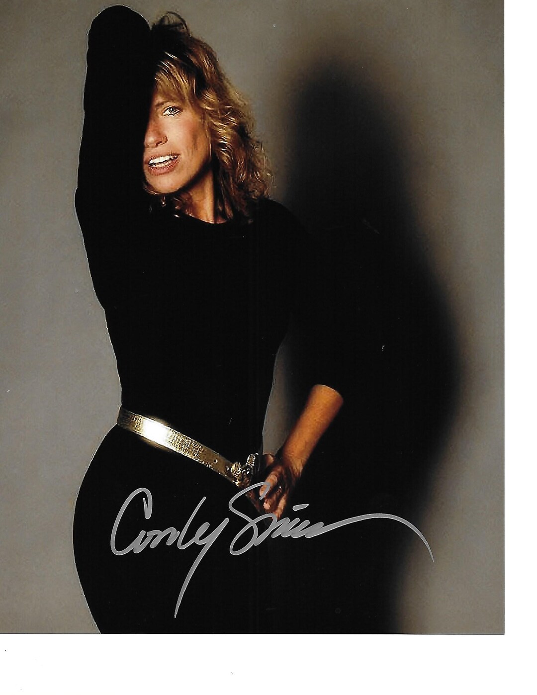 One and Only Hit Maker CARLY SIMON Good Looking Signed 8x10 Photograph ...
