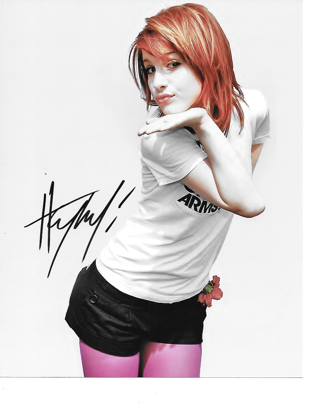 Rock N Roll Lead Singer and Songwriter HAYLEY WILLIAMS Signed 8x10 ...
